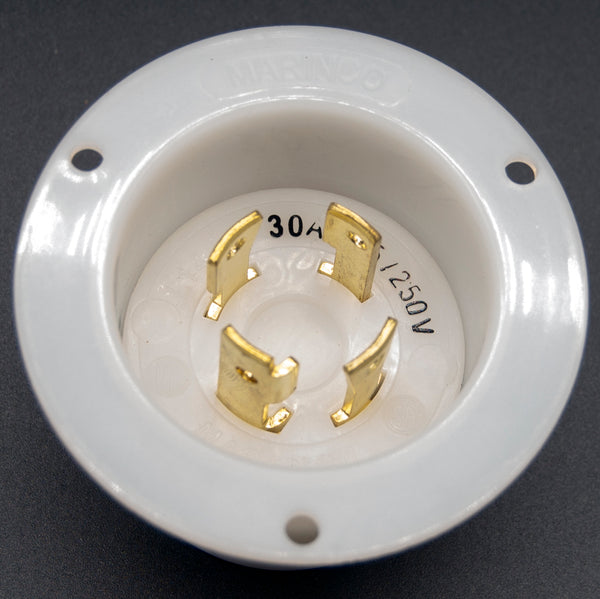 NEMA L14-30 (125/250VAC, 30A) twist lock electrical male receptacle ...
