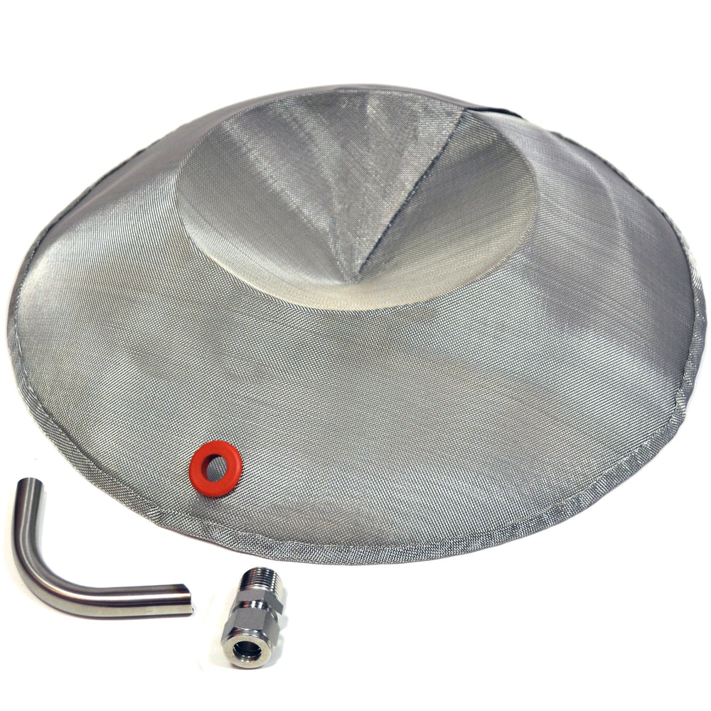 Hop Stopper 2.0 XL with 1/2" OD custom dip tube and 1/2" NPT connector ...