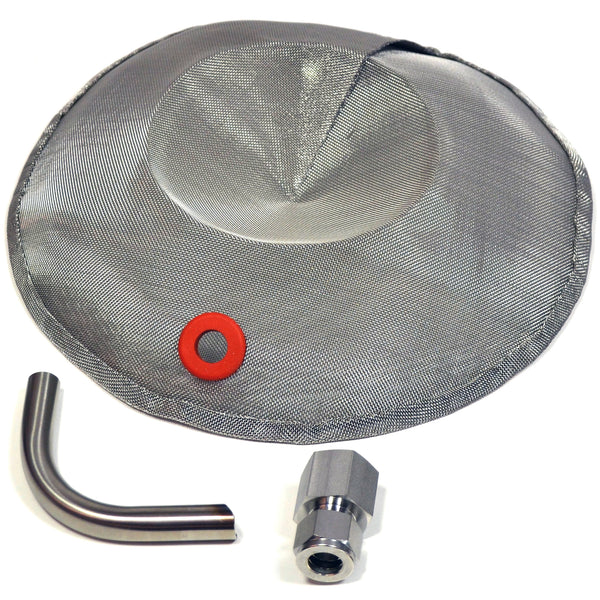 Hop Stopper 2.0 with 1/2" OD custom dip tube and 1/2" NPT connector (f ...