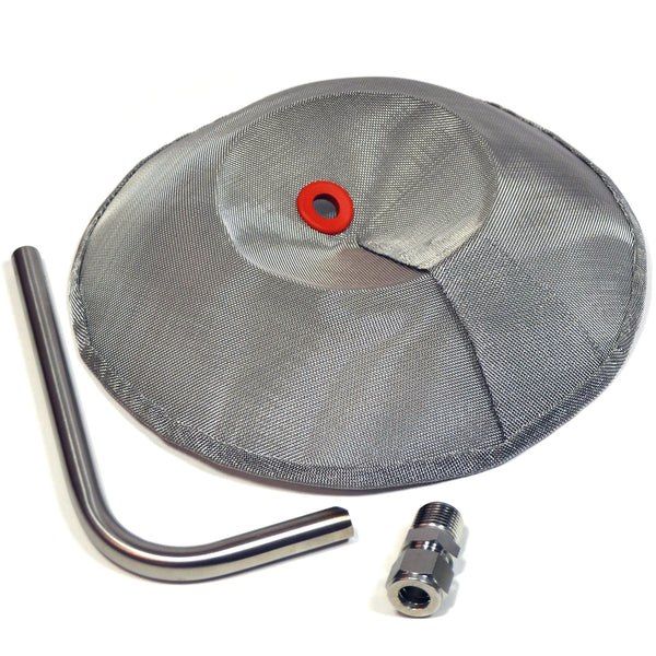 Hop Stopper 2.0 with 1/2" OD custom dip tube and NPT connector (for co ...