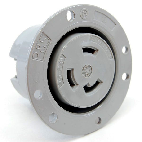 NEMA L6-30 (250VAC, 30A) twist lock electrical female receptacle - The ...