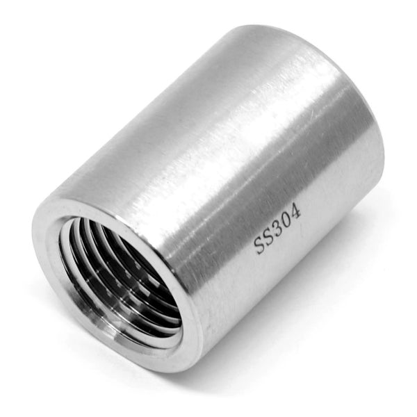 Stainless steel full coupler 1/2" NPT female - The Electric Brewery