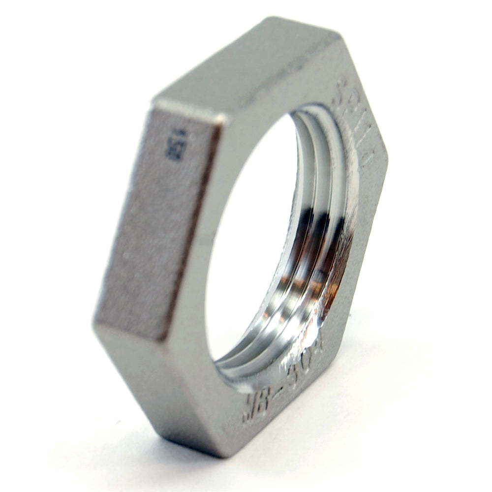 Stainless steel locknut, 1" NPS - The Electric Brewery